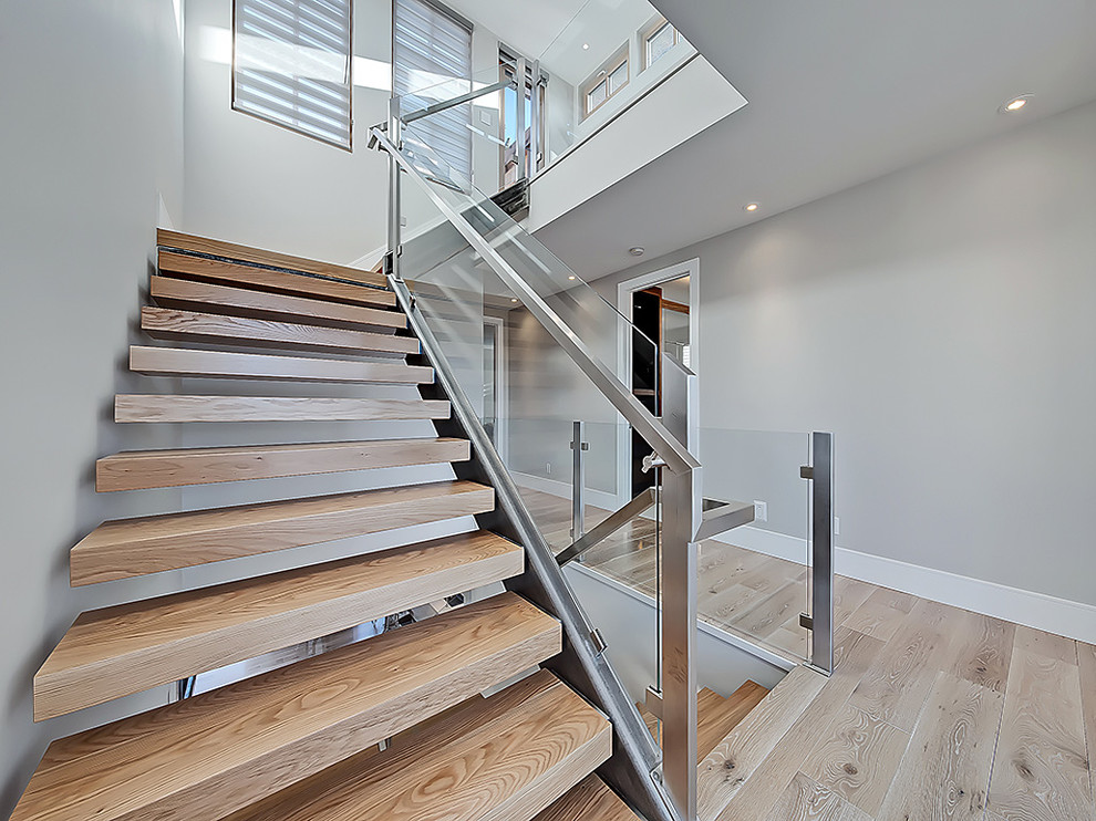 Mono - Stringer Stairs - Modern - Staircase - Calgary - by Another ...