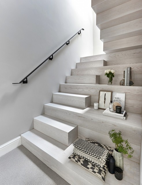 Monolithic Grade II Property Staircase - Contemporary - Staircase ...