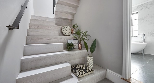 Monolithic Grade II Property Staircase - Contemporary - Staircase ...