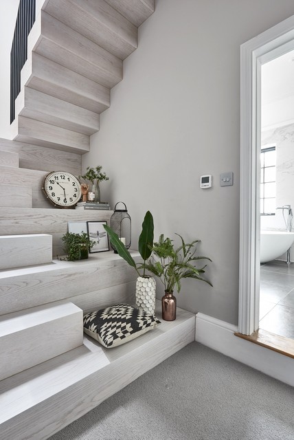 Monolithic Grade II Property Staircase - Contemporary - Staircase ...