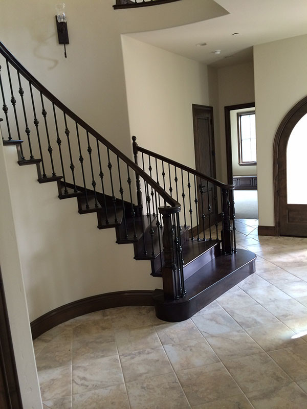 Montreux Circular Railing - Traditional - Staircase - Other - by Nevada ...
