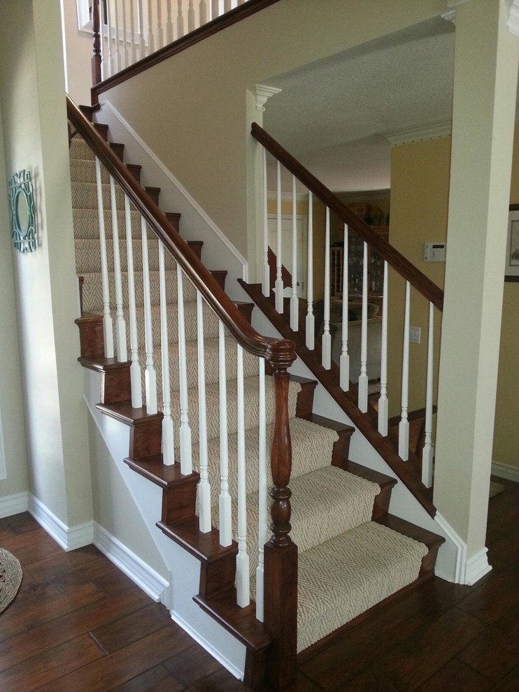 Moorpark - Traditional - Staircase - Los Angeles - by M&M Stairs | Houzz