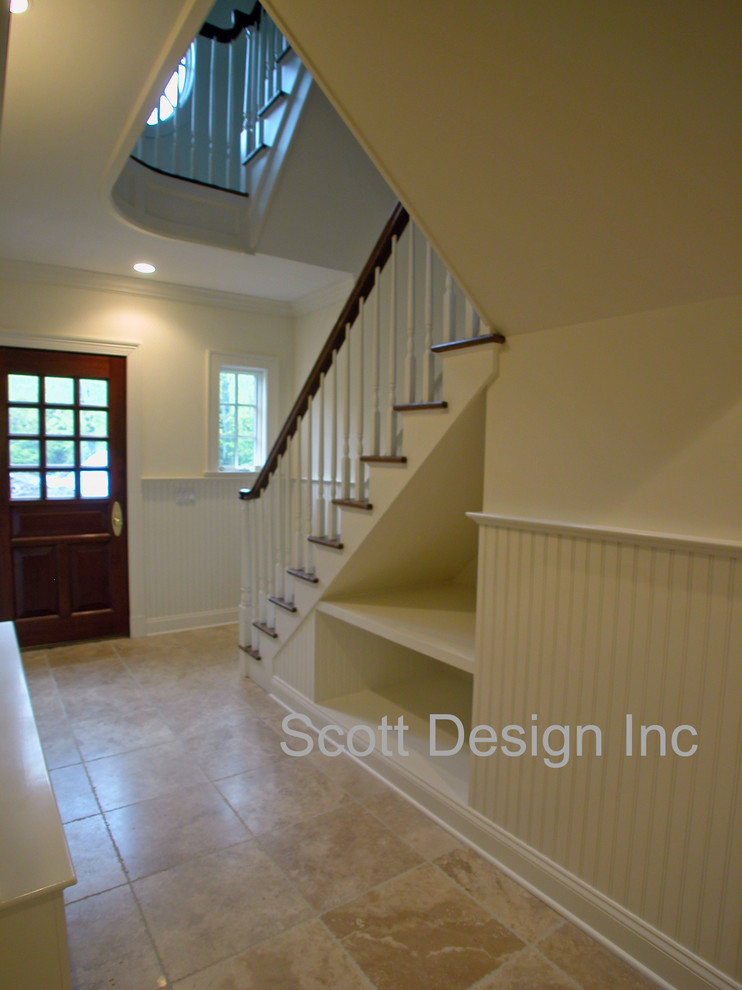 Mudroom Cubbies - Traditional - Staircase - New York - by Scott Design ...