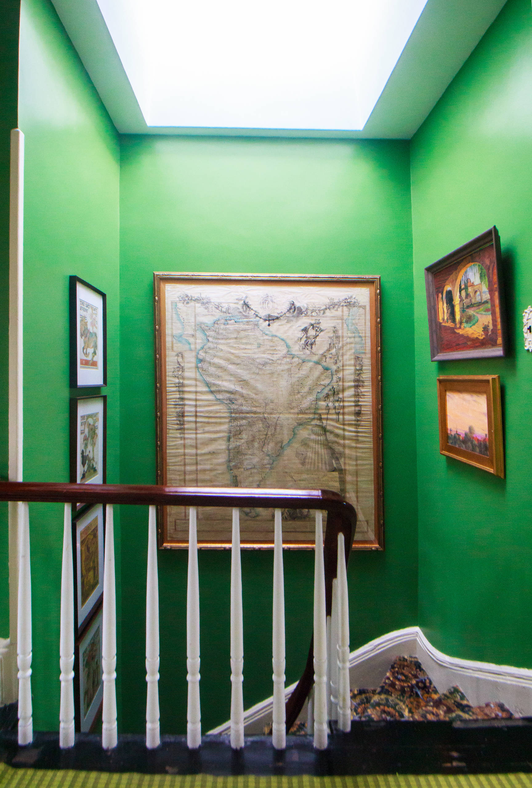 My Houzz: Vibrant Victorian Row House With Midcentury Style