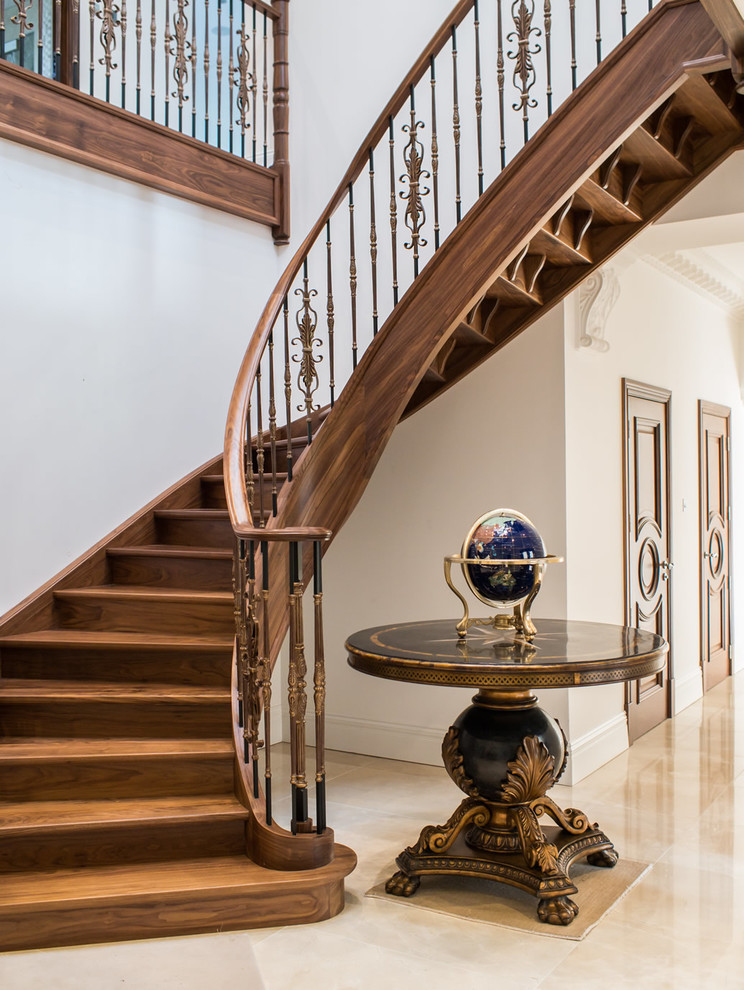 N311 Stained Walnut - Staircase - Surrey - by SWD Bespoke | Houzz