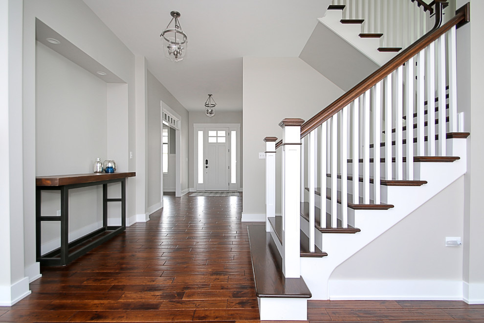 Naperville Custom Home - Traditional - Staircase - Chicago - by Redstart Construction, Inc. | Houzz