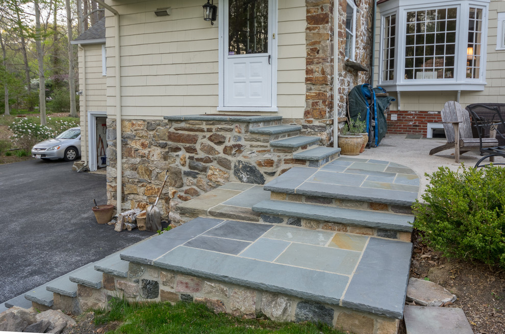 Natural Stone Steps - Staircase - Wilmington - by DiSabatino ...