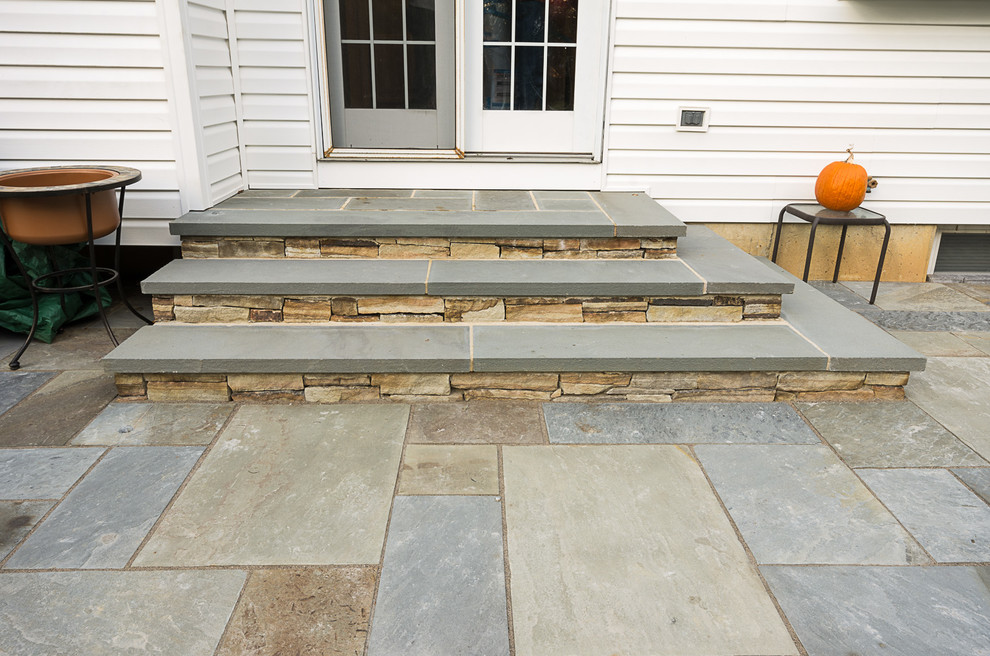 Natural Stone Steps - Staircase - Wilmington - by DiSabatino ...