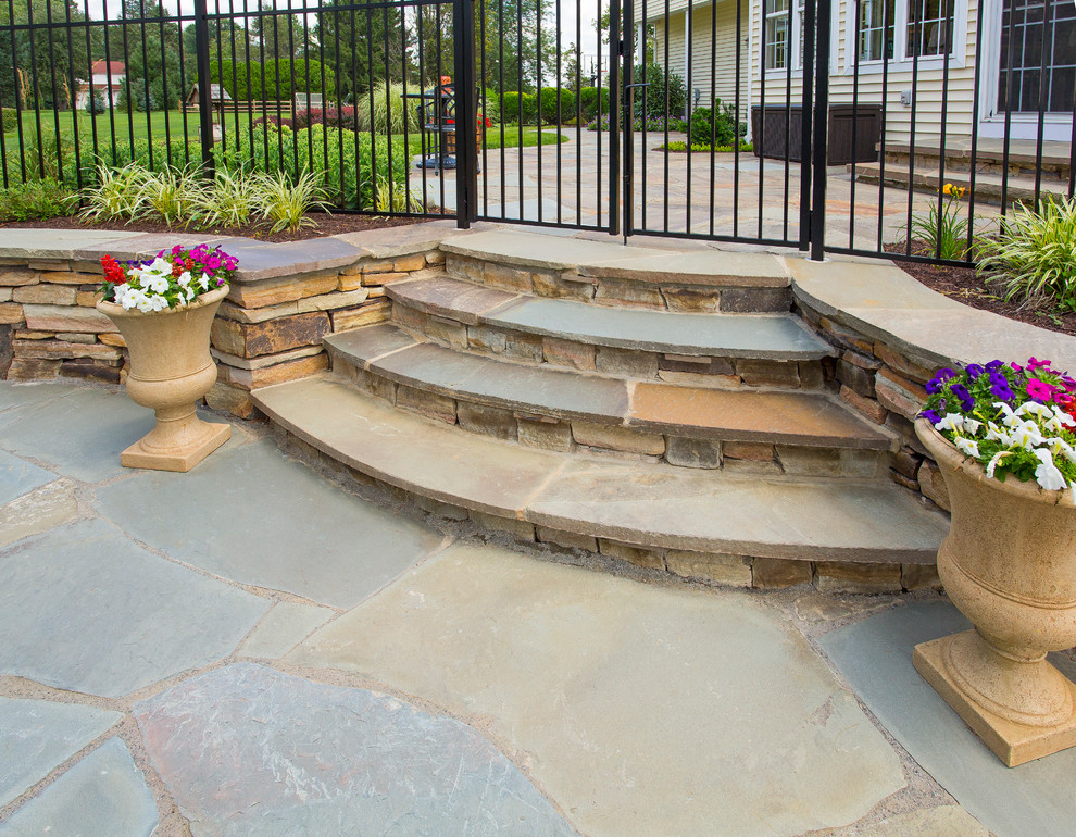 Natural Stone Steps - Staircase - Wilmington - by DiSabatino ...