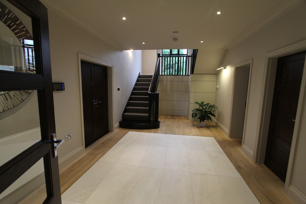 New Black staircase and feature Panelling - Staircase - Manchester - by ...
