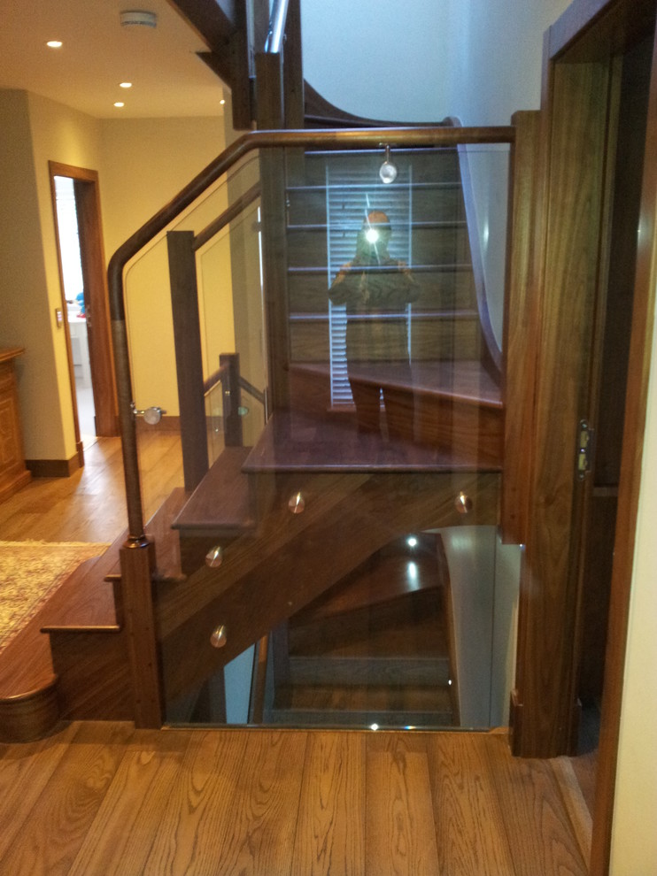 New build staircase - Contemporary - Staircase - Hertfordshire - by ...