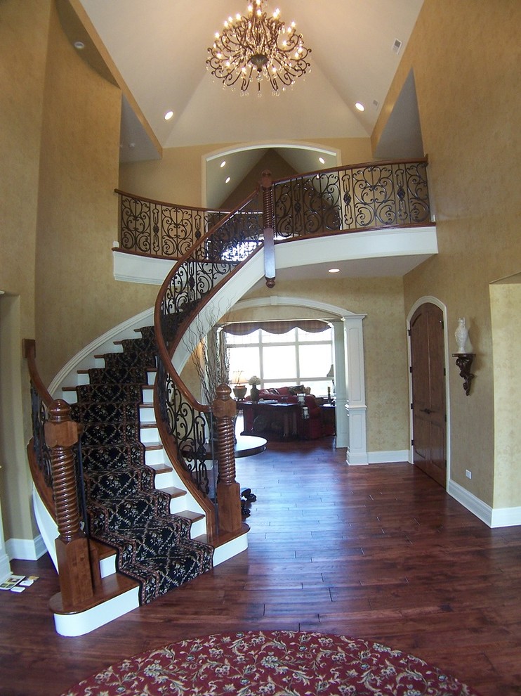 New Lenox Luxury Tour Home - Traditional - Staircase - Chicago - by ...