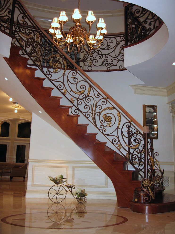 New York Residences - Traditional - Staircase - New York - by HMH Iron ...