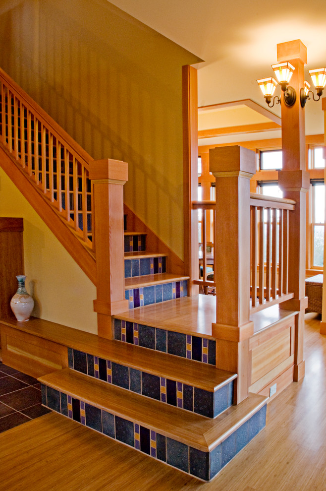 Newberg Custom Built Staircase - Traditional - Staircase - Portland ...