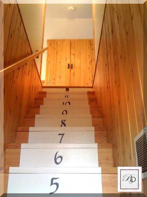 Numbered stairs - Staircase - Other | Houzz