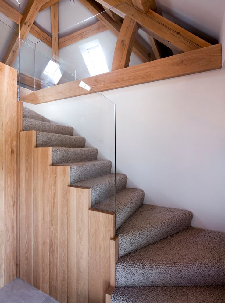 Oak Barn Bedroom Annexe - Contemporary - Staircase - Cheshire - by ...
