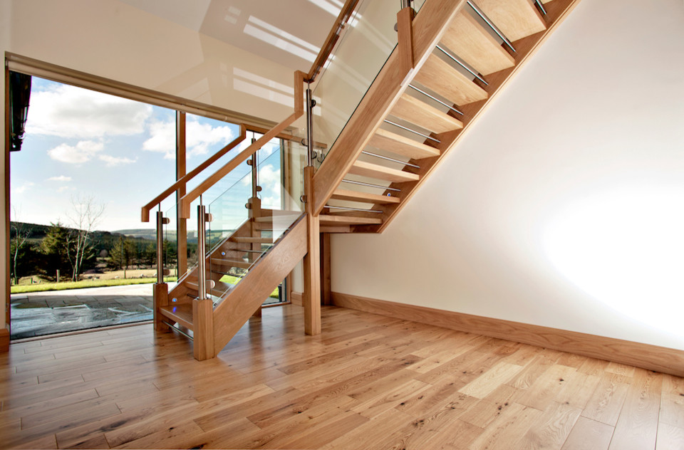 Oak stairs - Contemporary - Staircase - Dublin - by Connolly Stairs Ltd ...