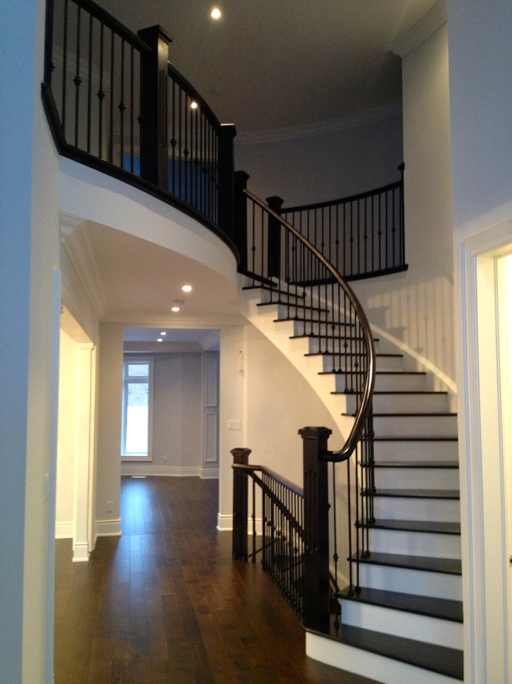 Oakville 1st Floor Contemporary Renovation - Traditional - Staircase ...