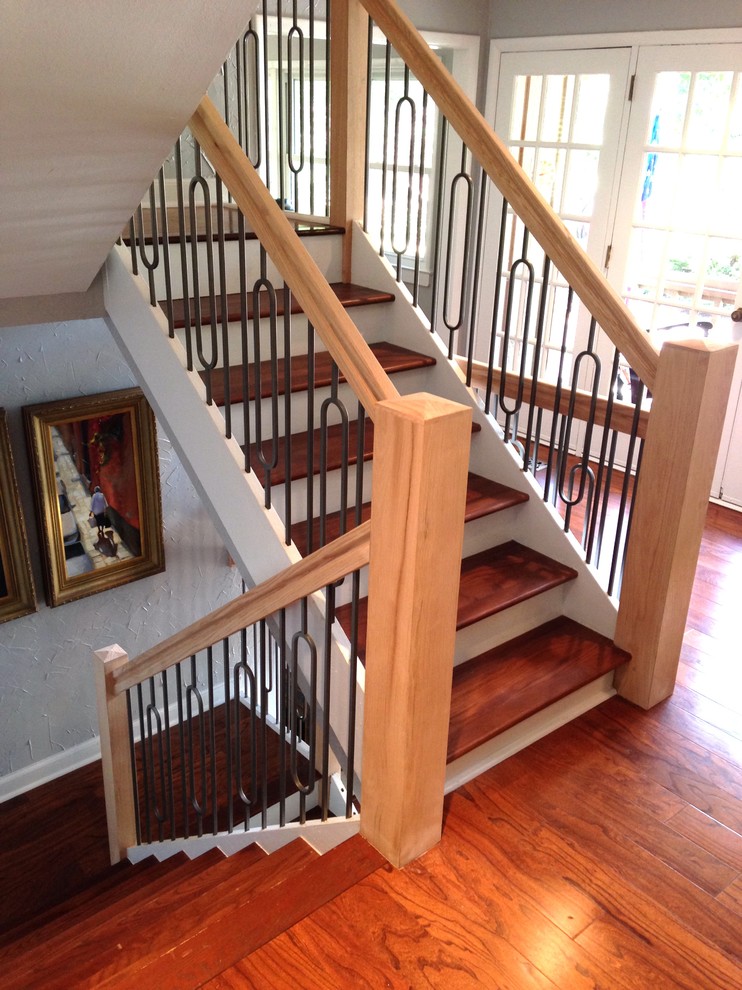 Obrien - Midcentury - Staircase - Charlotte - by Piedmont StairWorks ...