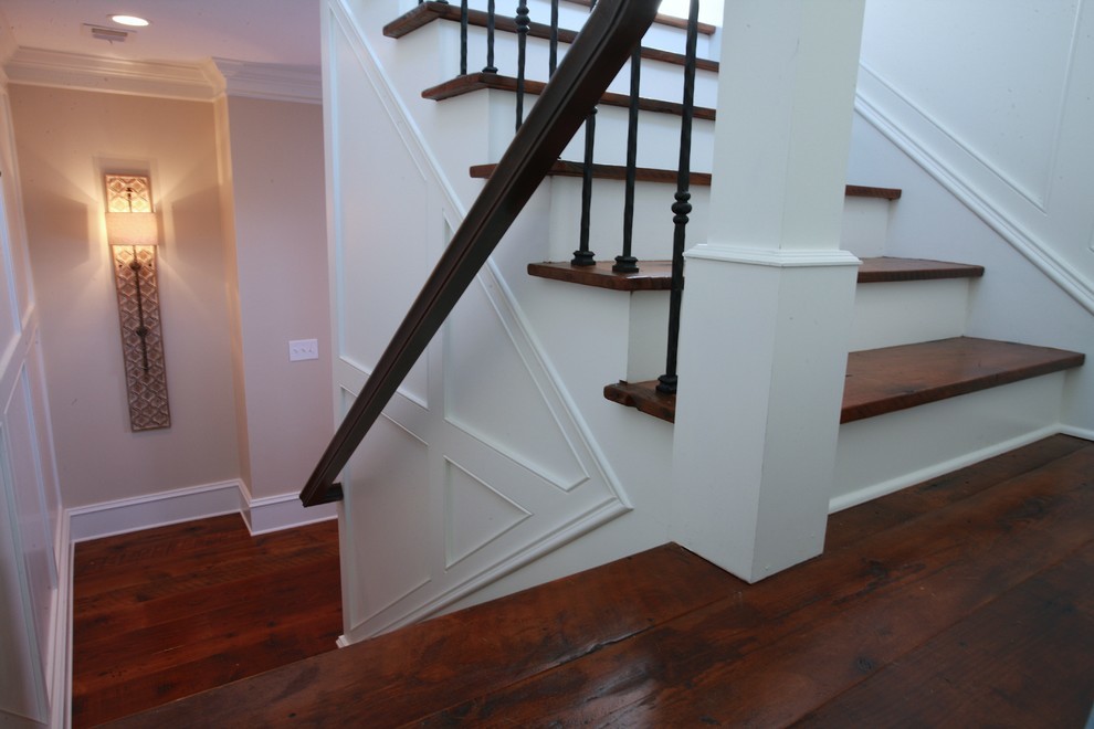 Old Meets New Build: Staircase - Traditional - Staircase - Atlanta - by ...