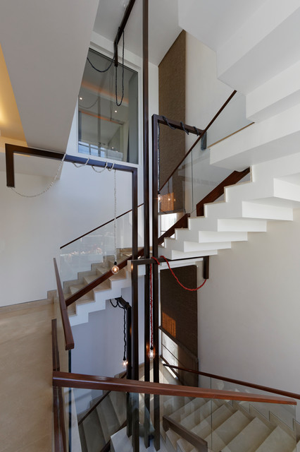 Olympia - Contemporary - Staircase - Bengaluru - by Fulcrum Studio ...
