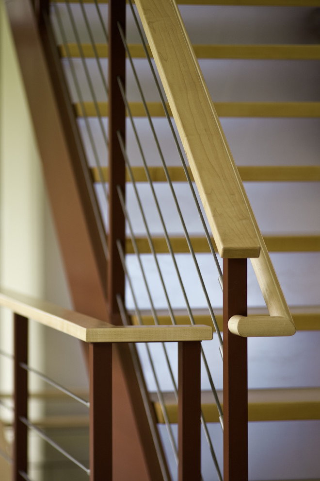 On the Shores of Lake Champlain - Contemporary - Staircase - Burlington ...