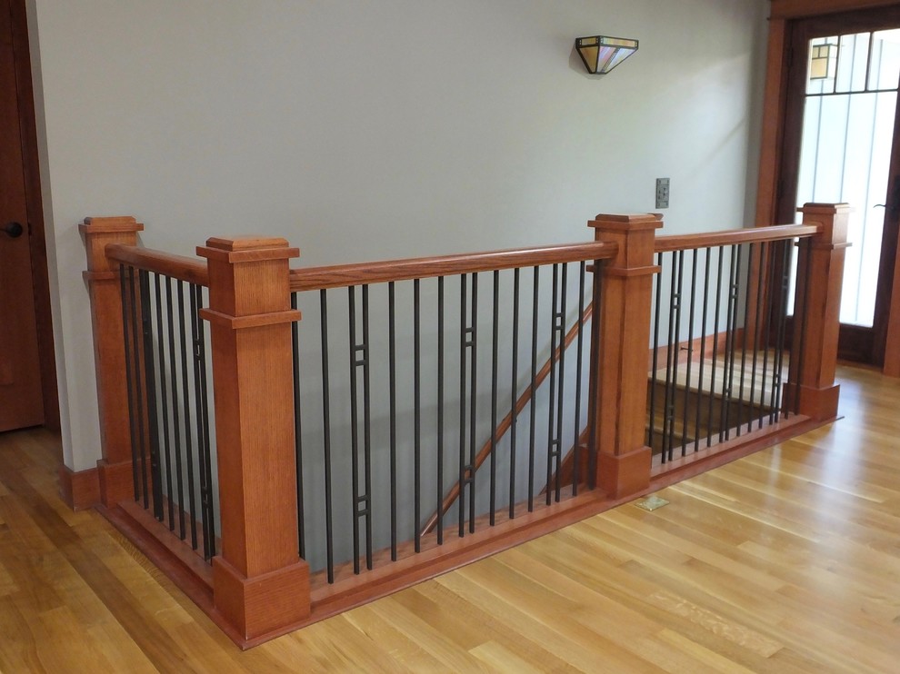 Open Craftsman Stair Railing - Craftsman - Staircase - Other | Houzz