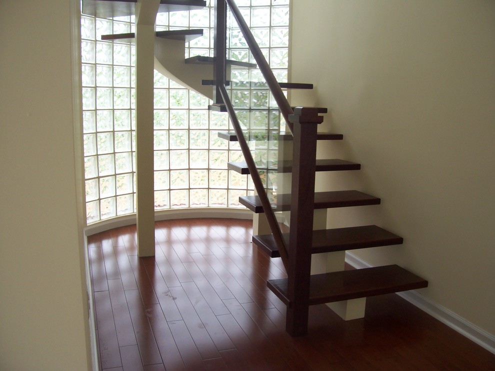 Open-riser Mono-stringer - Modern - Staircase - DC Metro - by The Stair ...