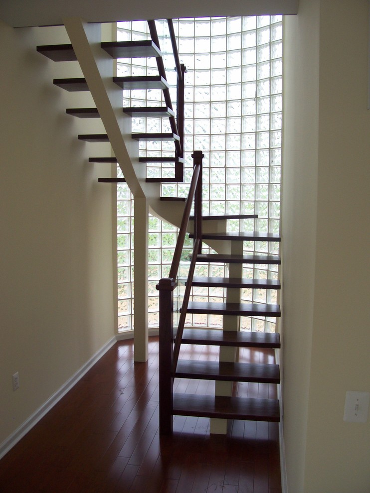 Open-riser Mono-stringer - Modern - Staircase - DC Metro - by The Stair ...