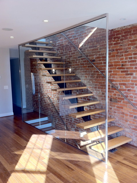 Open riser stairs - Modern - Staircase - DC Metro - by IDS Metals / Ar2 ...