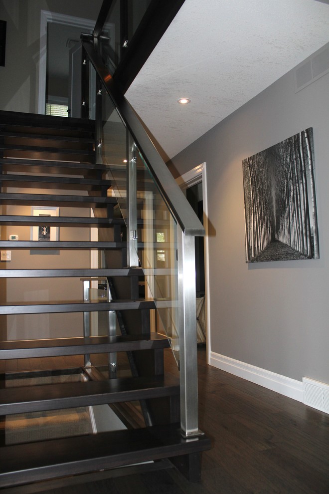 Open Stringer Stairs - Contemporary - Staircase - Toronto - by Bricon ...