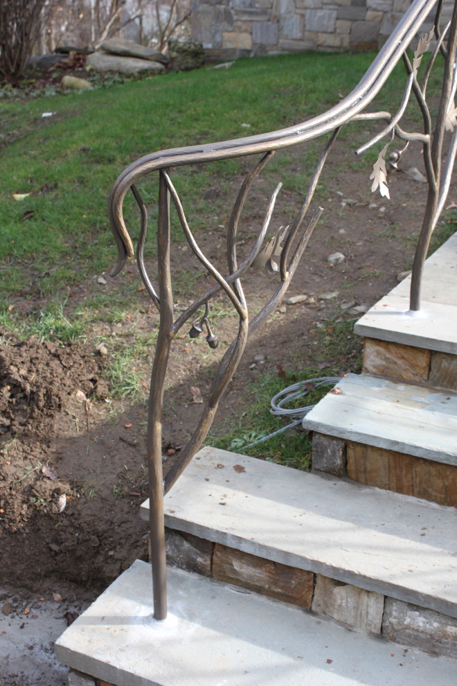 Organic railings - Contemporary - Staircase - New York - by Falling ...