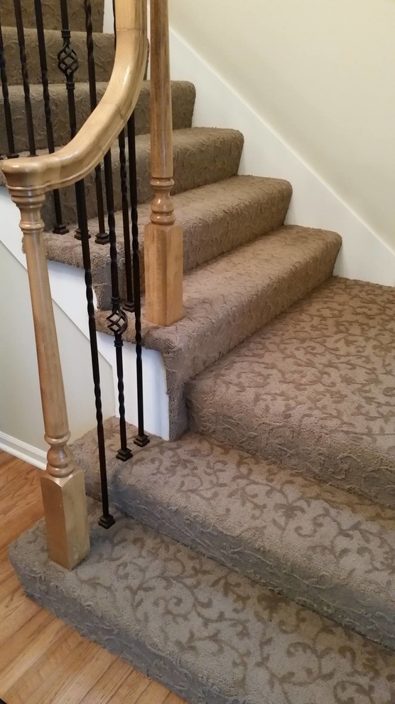 Our Work - Traditional - Staircase - Kansas City - by Floors and Walls ...