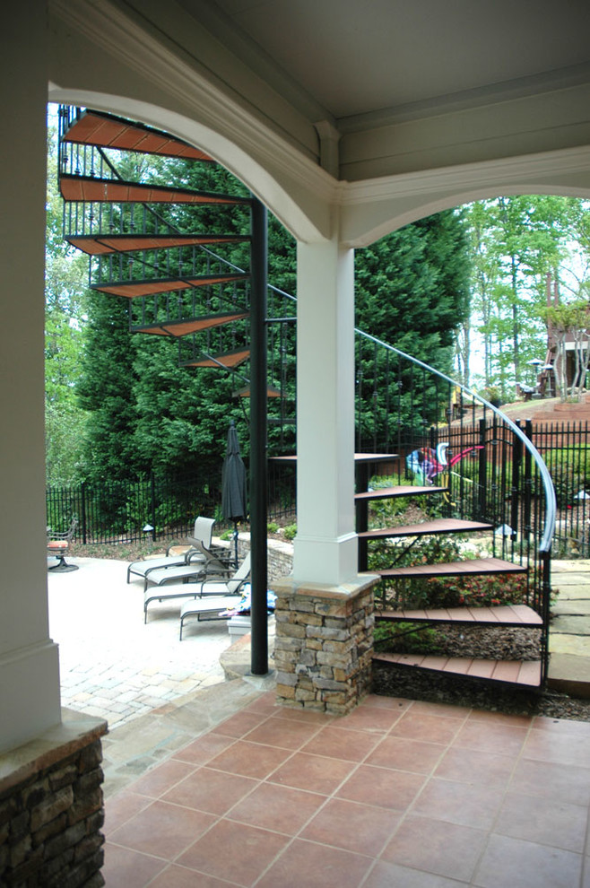 Outdoor Stairs - Traditional - Staircase - Atlanta - by Atlanta Decking ...
