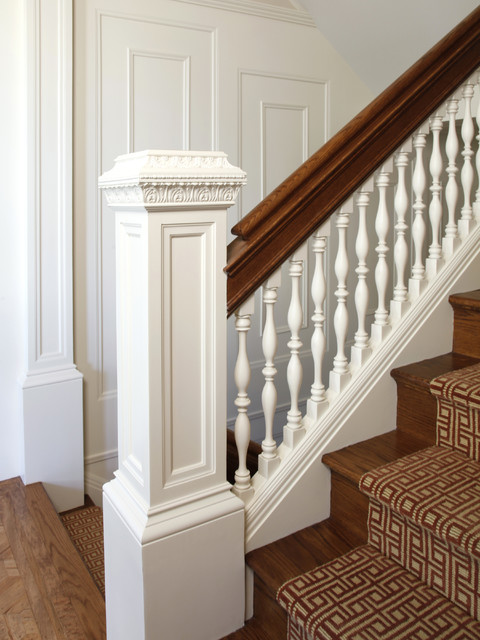 Pacific Heights Residence - Stair Detail - Classique - Escalier - San ...