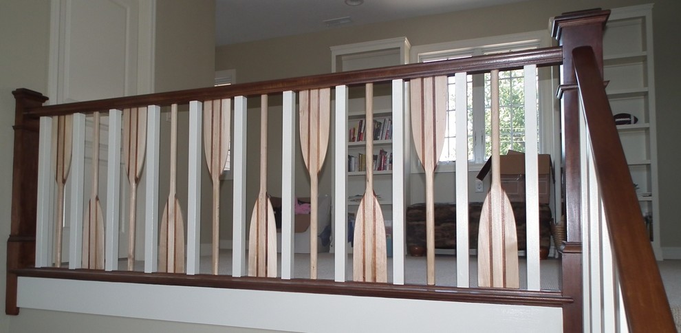 Paddle Staircase - Beach Style - Staircase - Indianapolis - by Mike ...