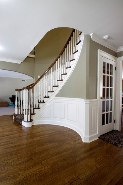 Paneled Wainscoting - Traditional - Staircase - New York - by Fanatic ...
