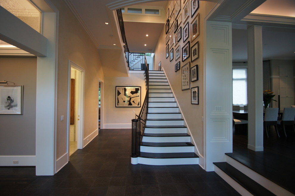 Park House Entry Staircase - Contemporary - Staircase - Chicago - by ...