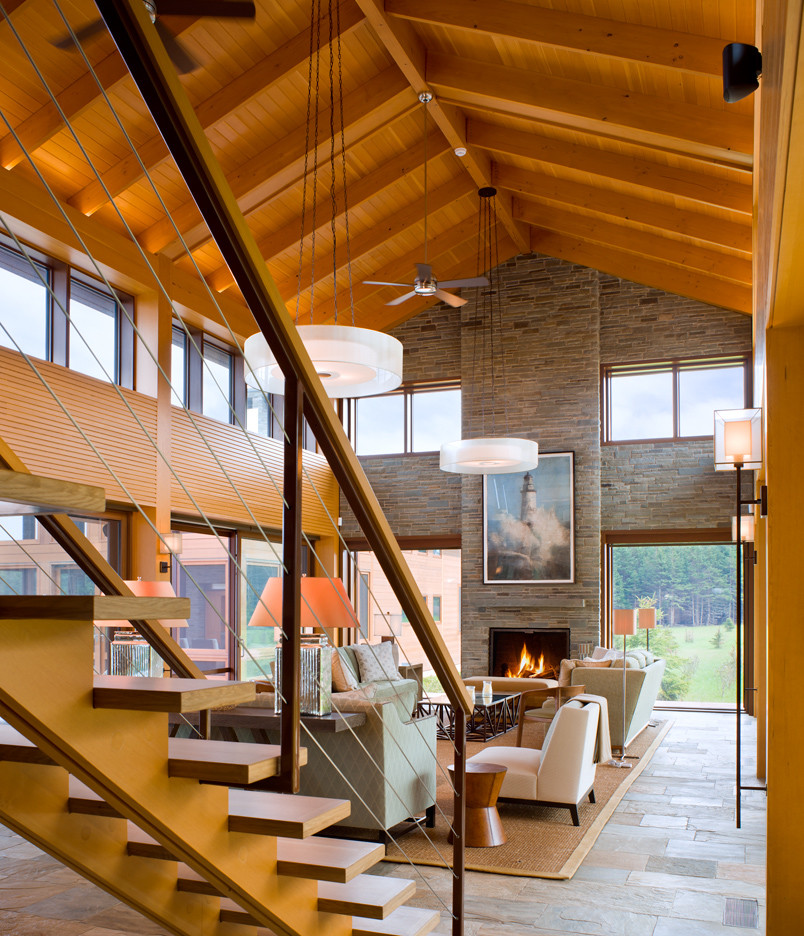 PEI Nova Scotia - Contemporary - Staircase - Boston - by KISTLER ...