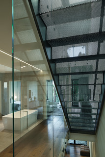 Perforated steel stair core - Modern - Staircase - San Francisco - by ...