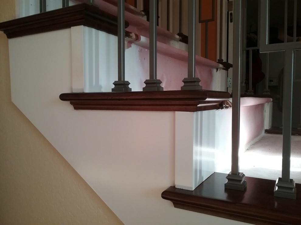 Peters Complete Handrail Remodel - Craftsman - Staircase - Los Angeles ...