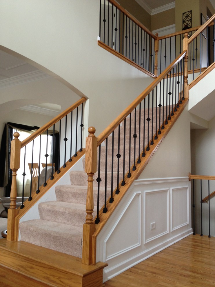 Plainfield House 2 - Traditional - Staircase - Chicago - by Update My ...