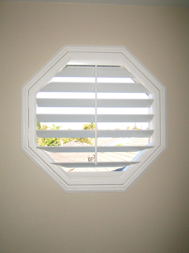 Plantation Shutters - Transitional - Staircase - Los Angeles - by Interior Style Designs | Houzz