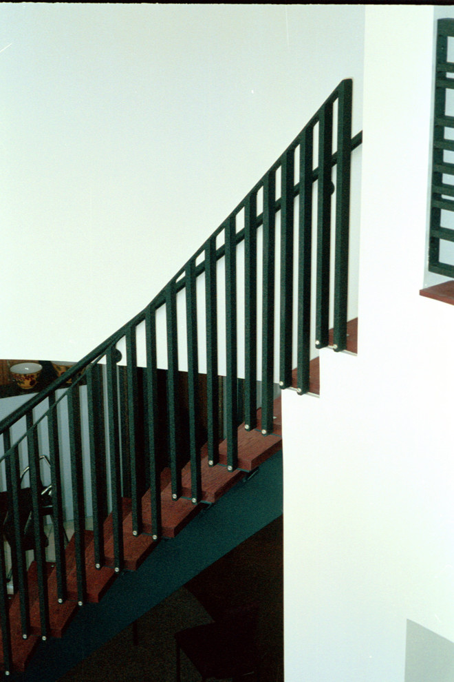 Powder Coated Steel Stair Unit - Modern - Staircase - Albuquerque - by ...