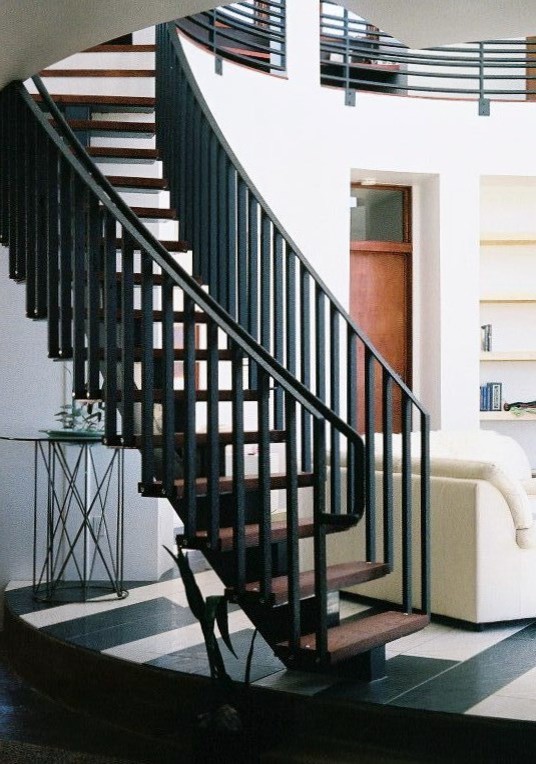 Powder Coated Steel Stair Unit - Modern - Staircase - Albuquerque - by ...