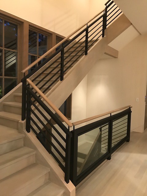 PPG All Wood Beams No Steel - Modern - Staircase - San Francisco - by ...