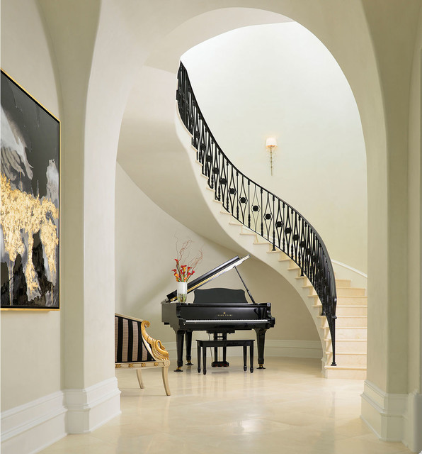Mediterranean Staircase - Mediterranean - Staircase - Dallas | Houzz
