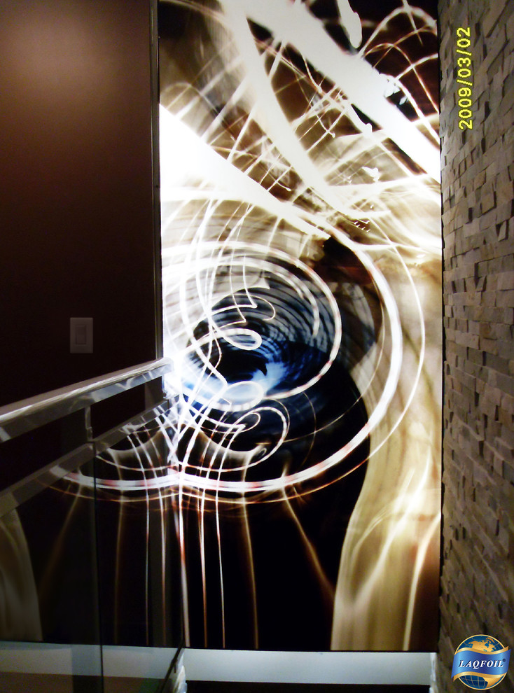 Printed Translucent Stretch Ceiling makes a Spectacular Backlit Mural ...