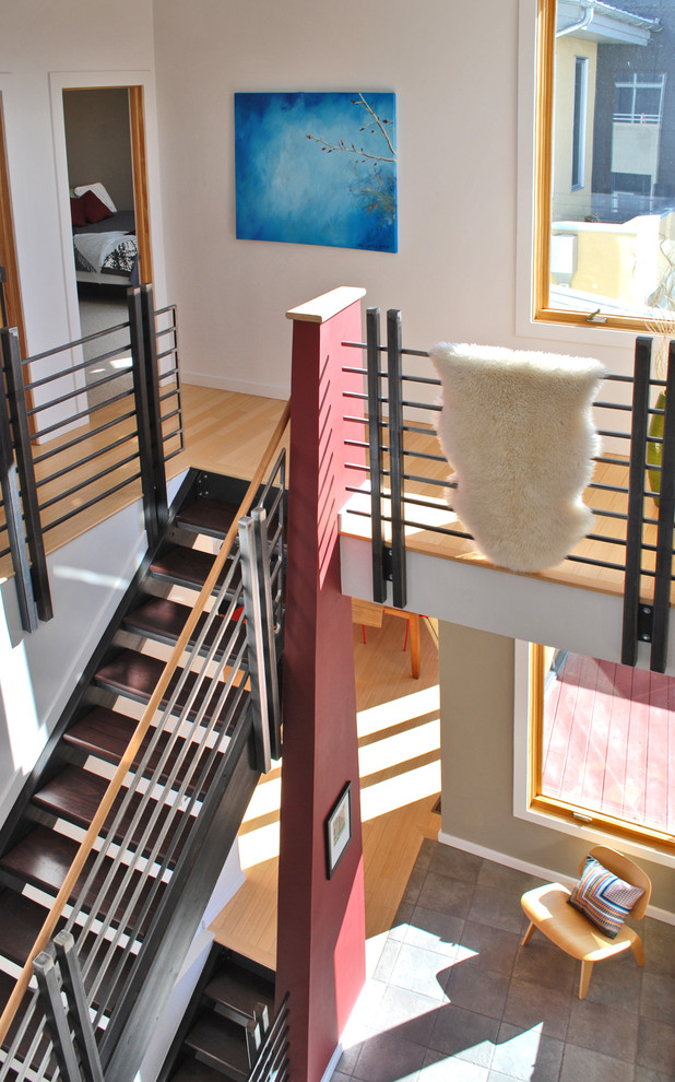 Prospect Courtyard Duplex - Modern - Staircase - Denver - by BARRETT ...