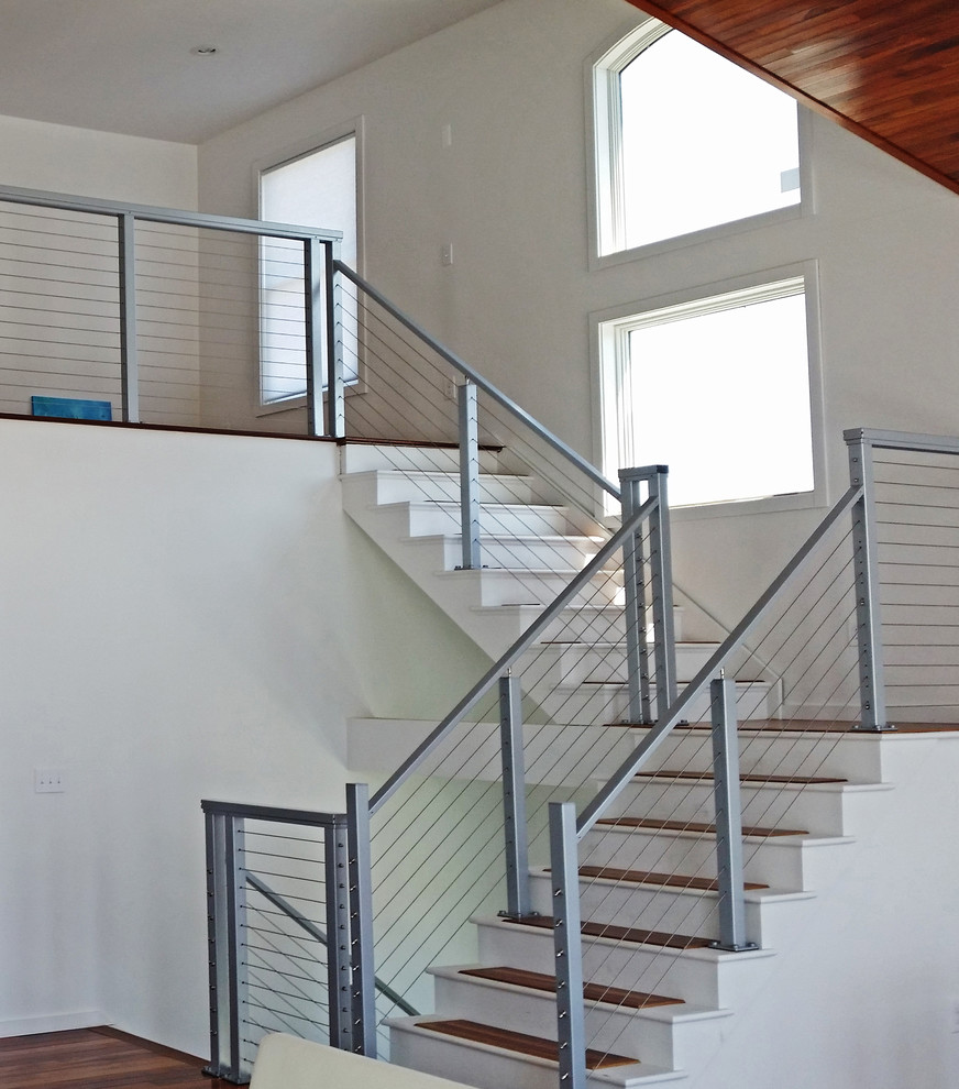Quarryville, PA: Natural Aluminum Railing - Contemporary - Staircase ...